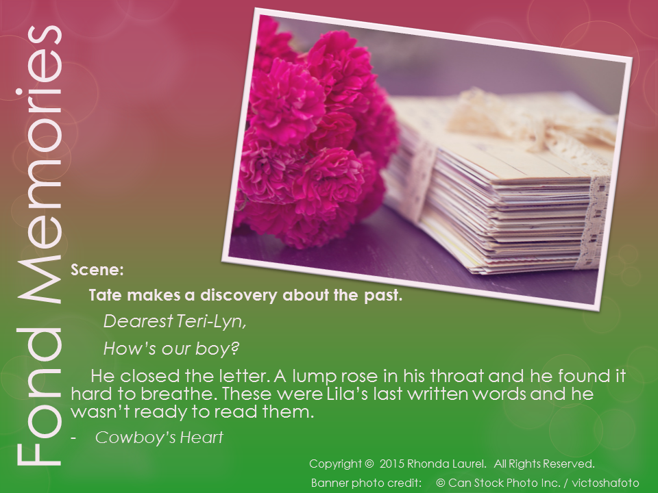 Throwback Book Scenes | Rhonda Laurel, Romance Author